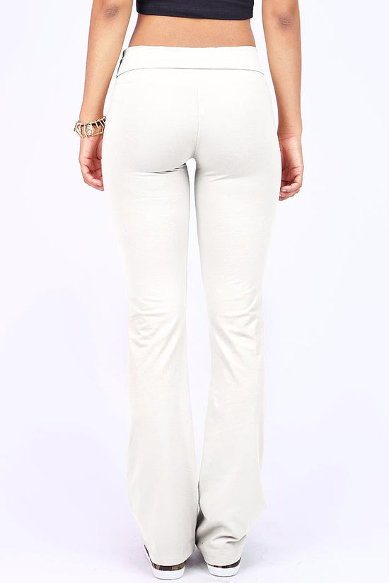 Stretch Yoga Pants – Pink Ice