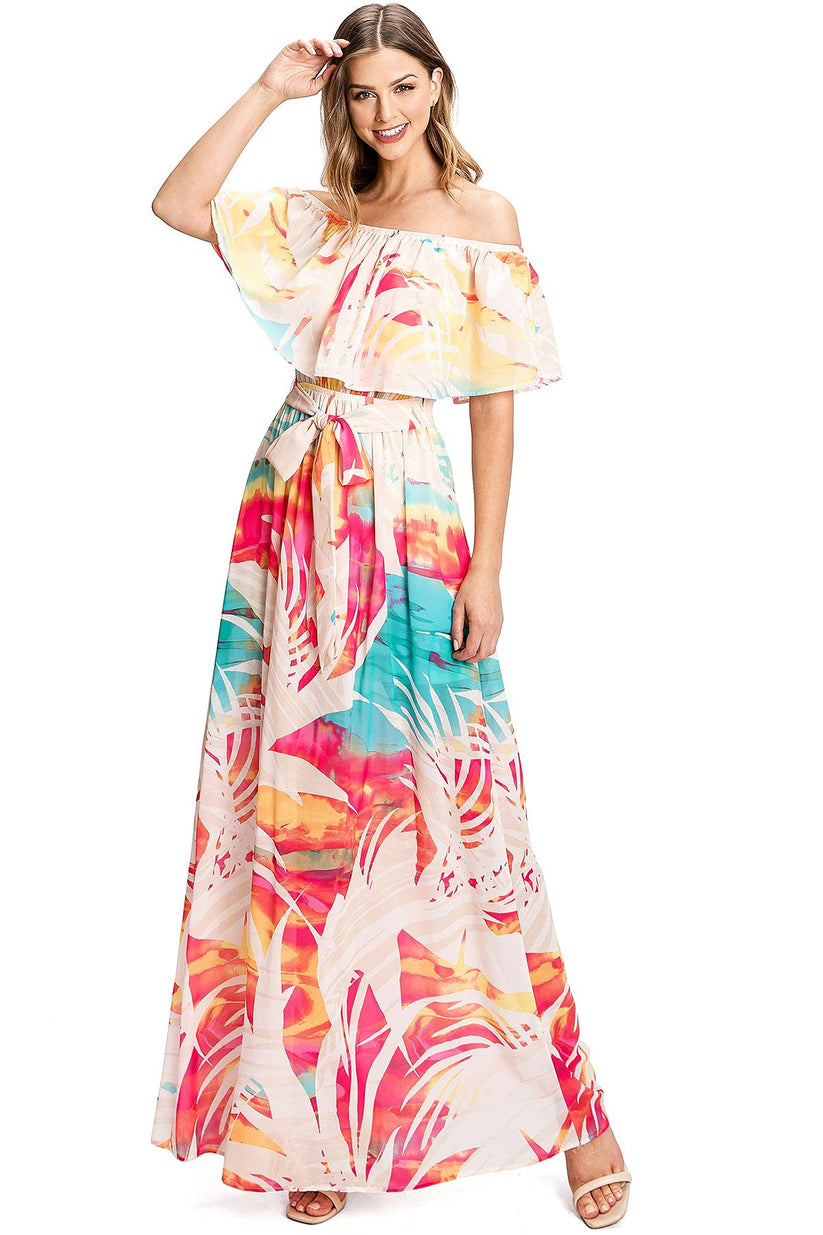 Aloha Maxi Dress – Pink Ice